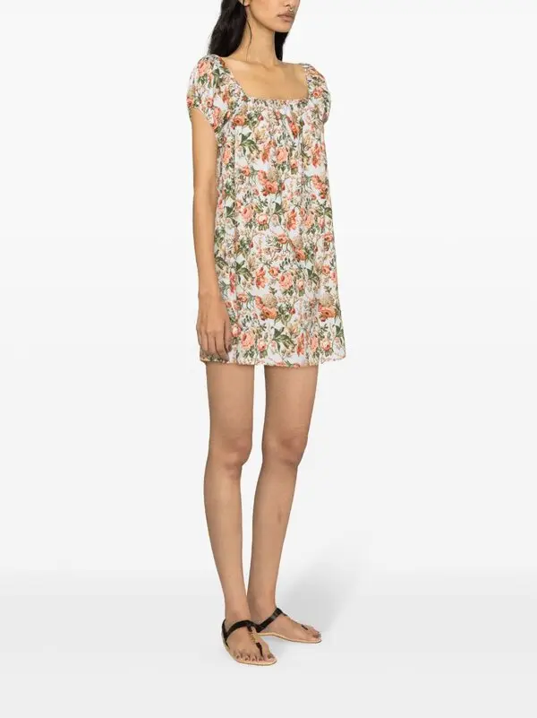 doen julie mini dress Mini dress Den Multicolour size L International in Cotton