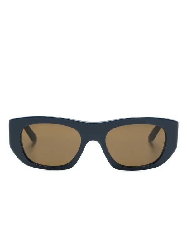Alexander McQueen Geometric Sunglasses - Blue
