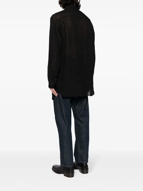 Yohji Yamamoto Panelled Linen Shirt