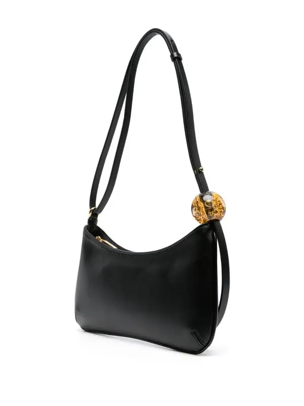 Jacquemus Le Bisou Perle Leather Shoulder Bag