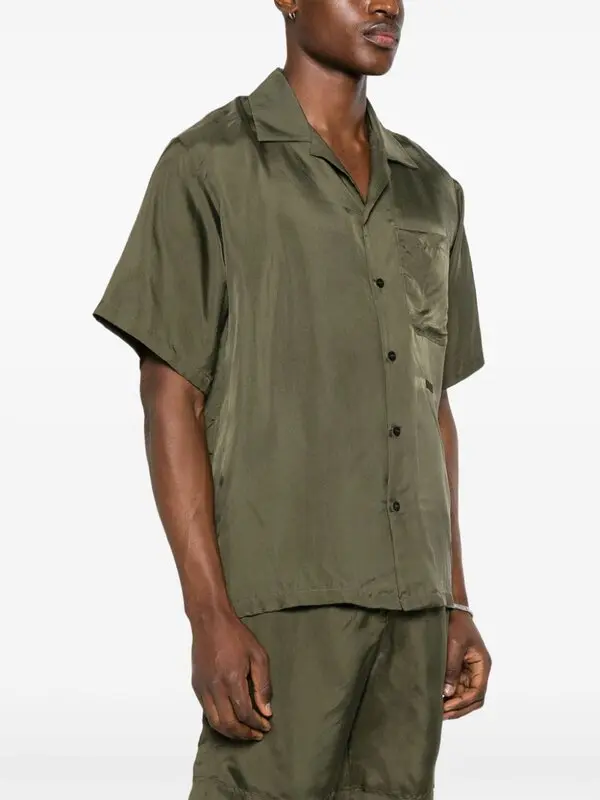 MSGM Logo-embroidered Shirt