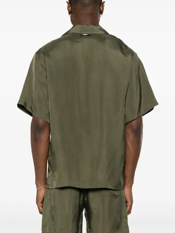 MSGM Logo-embroidered Shirt