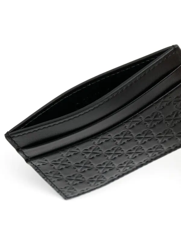Off-White Monogram Leather Cardholder