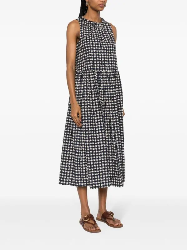Max Mara Gina Geometric Midi Dress