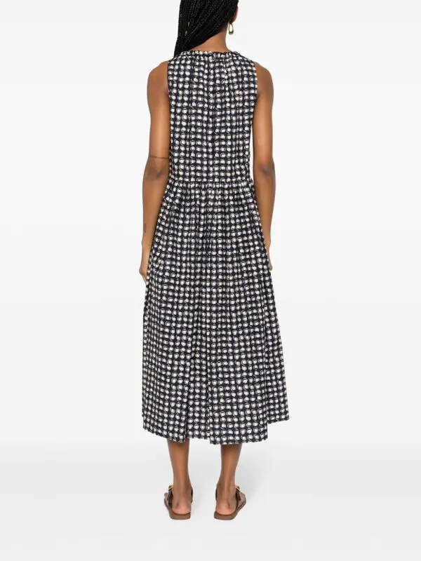 Max Mara Gina Geometric Midi Dress