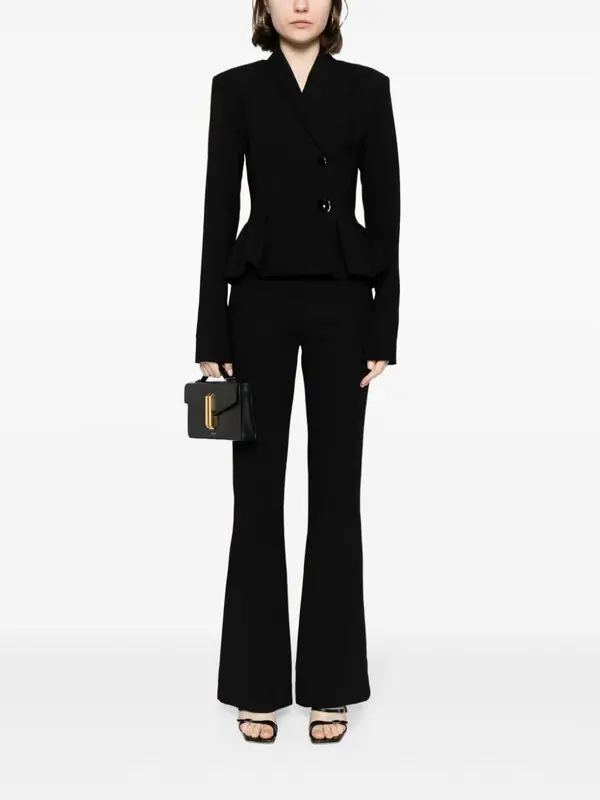 Tove Peplum-waist Single-breasted Blazer