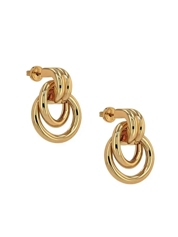 ANINE BING Double Knot Drop Earrings