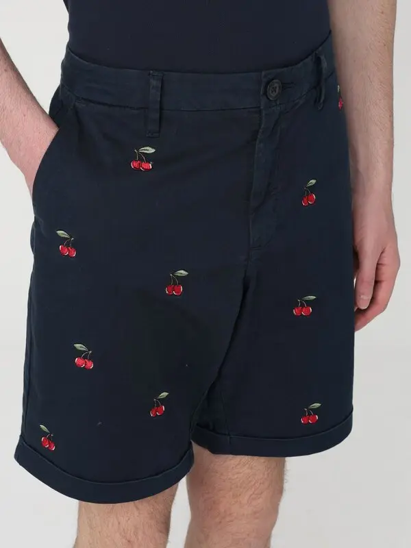 SUN 68 Printed Shorts - Navy