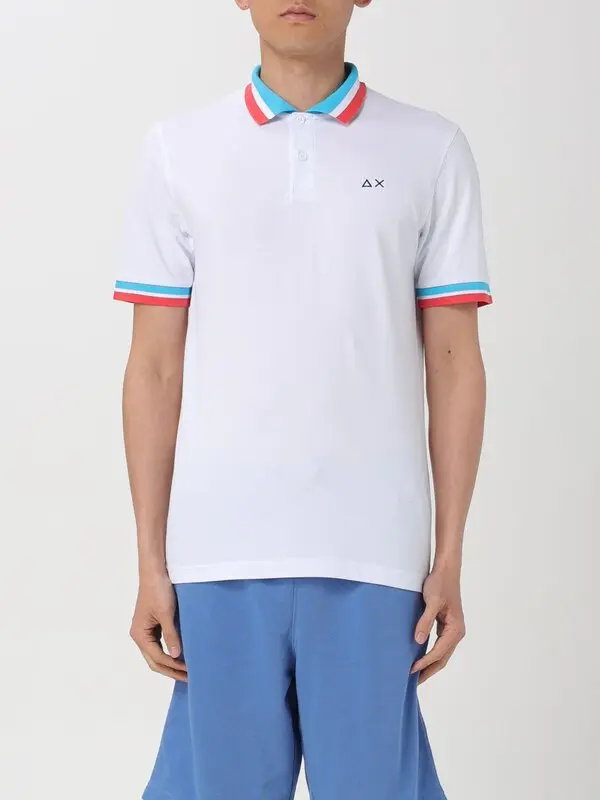 SUN 68 Polo Shirt - White