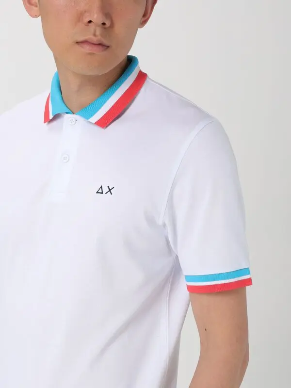 SUN 68 Polo Shirt - White