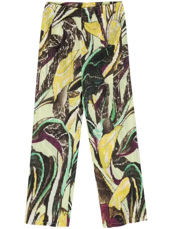 Issey Miyake Tardivo Pleated Trousers - Yellow