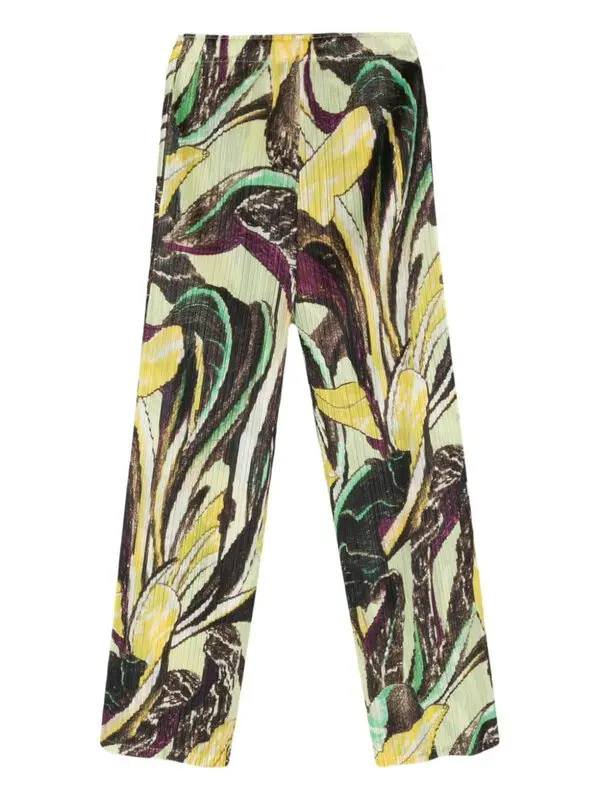 Issey Miyake Tardivo Pleated Trousers - Yellow