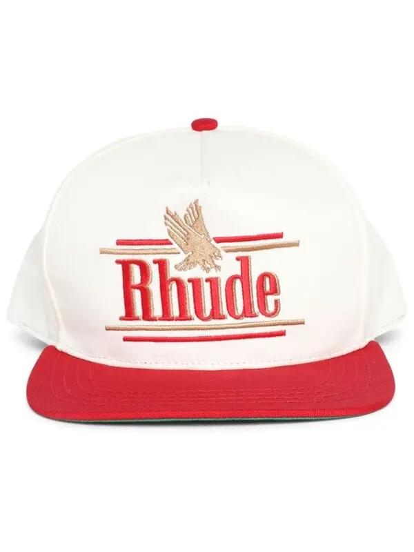 Rhude Logo-embroidered Cap - Neutrals