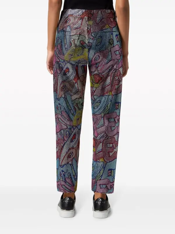 Philipp Plein High-rise Tapered Jeans
