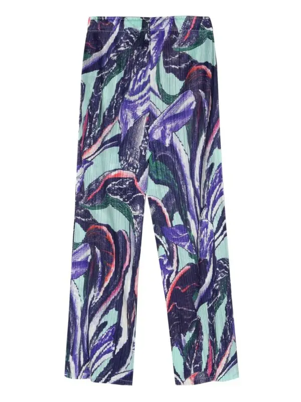 Issey Miyake Tardivo Pleated Trousers - Purple