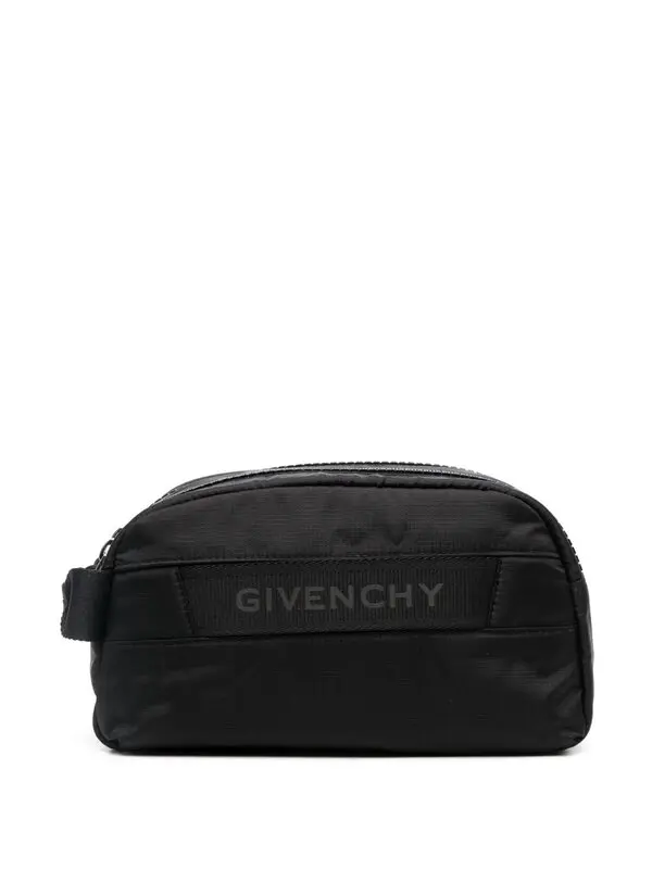 Givenchy Logo-patch Wash Bag - Black