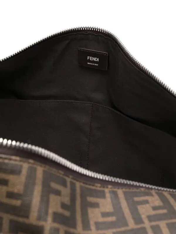 Fendi Large Ff Duffle Bag - Brown