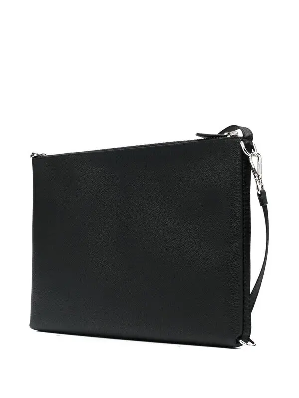 Buy Fendi Embossed-logo Clutch - Black At 28% Off | Editorialist
