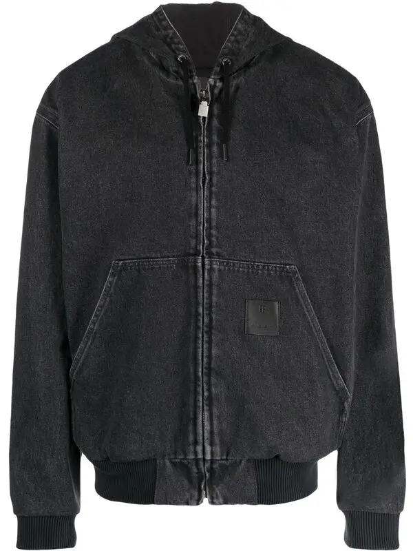 Givenchy Distressed-effect Cotton Hooded Jacket