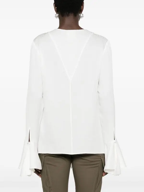Givenchy 4g-jacquard Silk Blouse