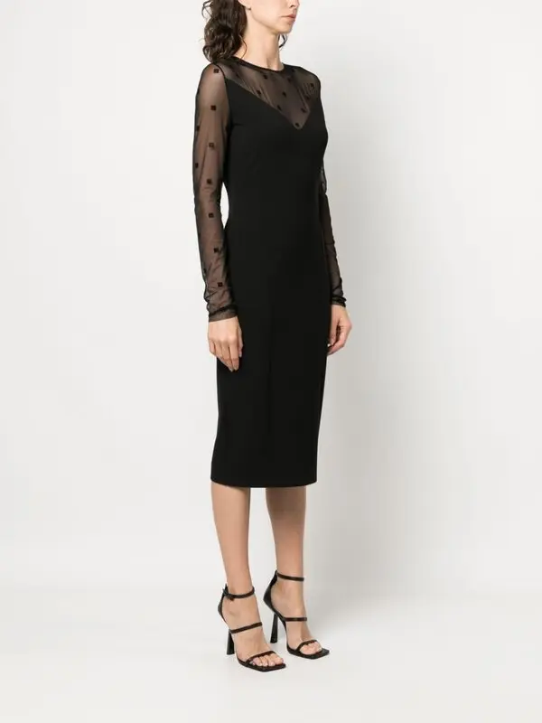 Givenchy Logo-jacquard Midi Dress