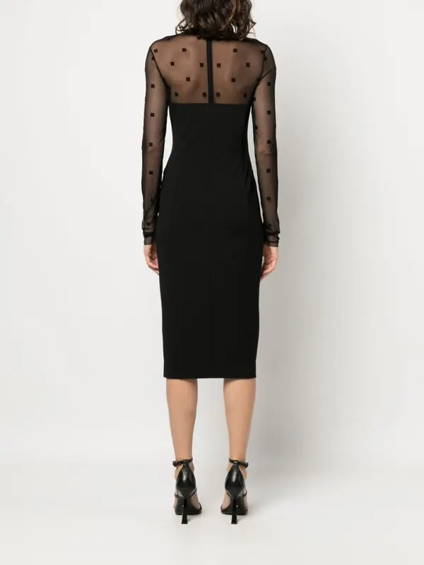 Givenchy Logo-jacquard Midi Dress