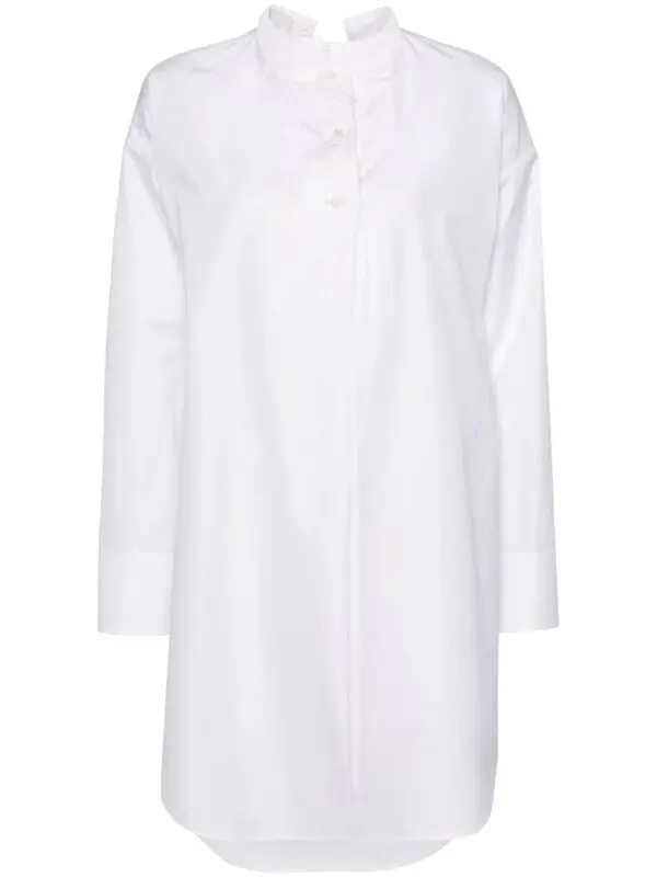 Givenchy Stand-up Collar Mini Shirt Dress