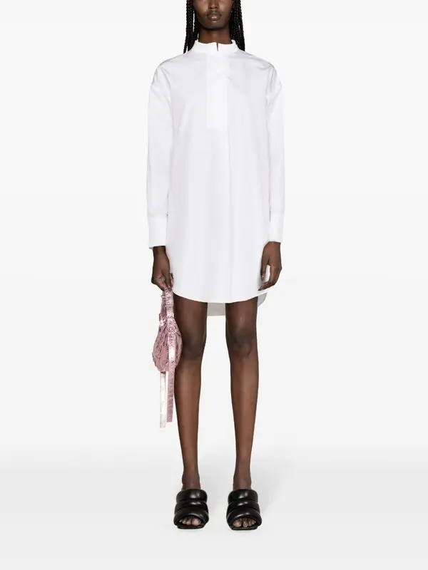 Givenchy Stand-up Collar Mini Shirt Dress