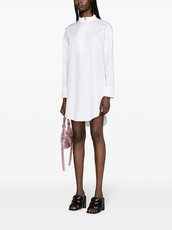 Givenchy Stand-up Collar Mini Shirt Dress