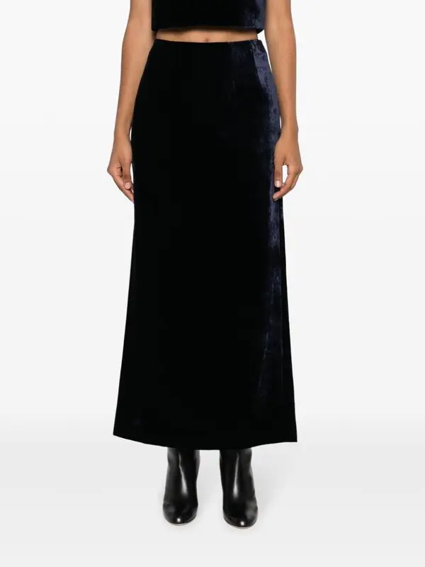 Fendi Velvet Maxi Skirt