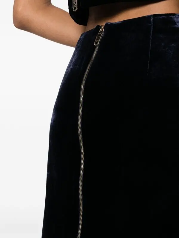 Fendi Velvet Maxi Skirt