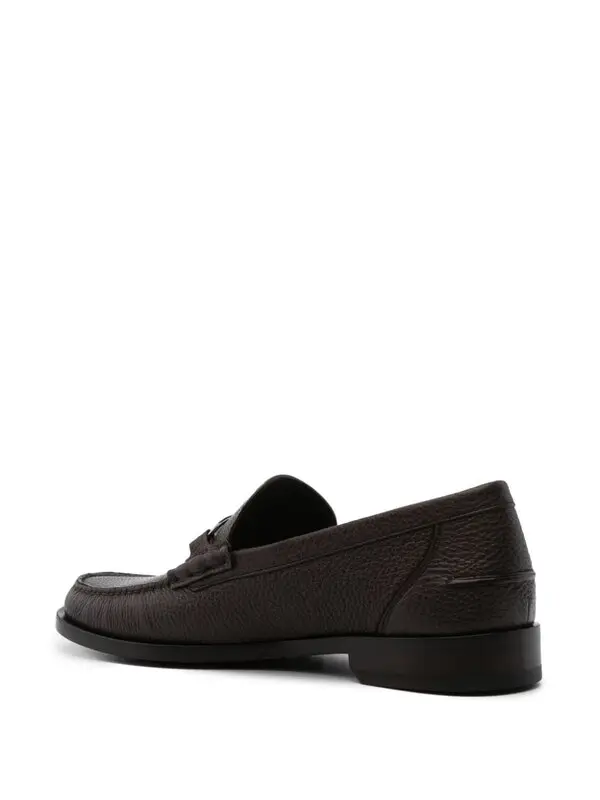 Fendi O’lock Leather Loafers