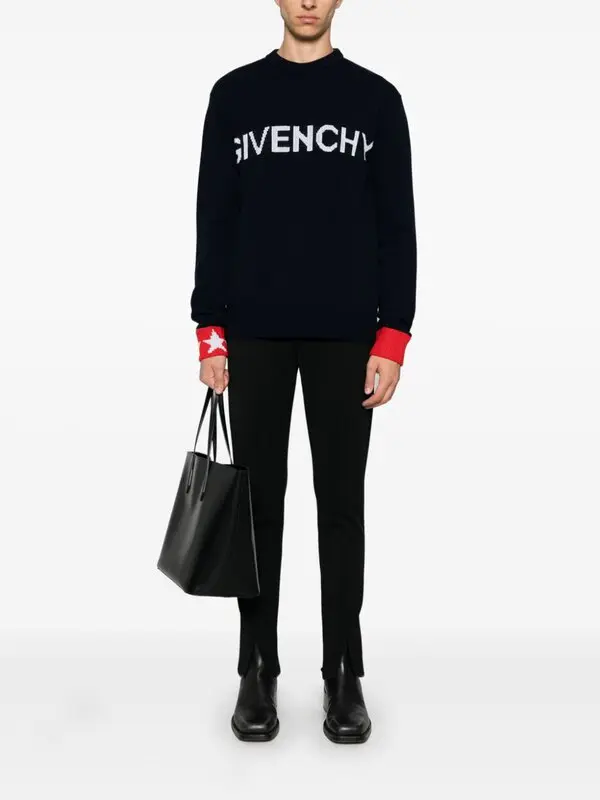 Givenchy Logo-intarsia Sweater