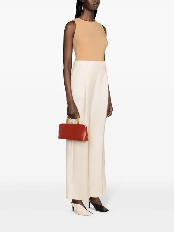 JIL SANDER Round-neck Sleeveless Bodysuit - Neutrals