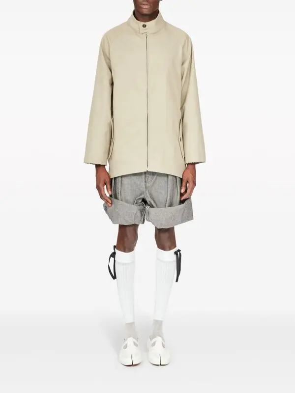 MAISON MARGIELA Pleat-detailing Cotton Jacket