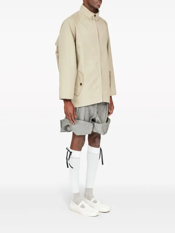 MAISON MARGIELA Pleat-detailing Cotton Jacket