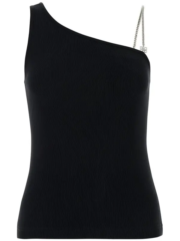 Givenchy 4g-plaque Ribbed-knit Tank Top