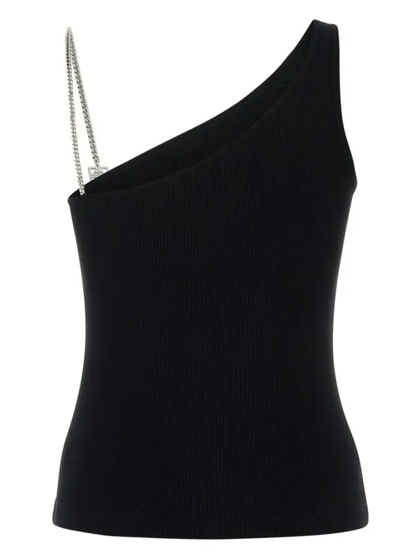 Givenchy 4g-plaque Ribbed-knit Tank Top