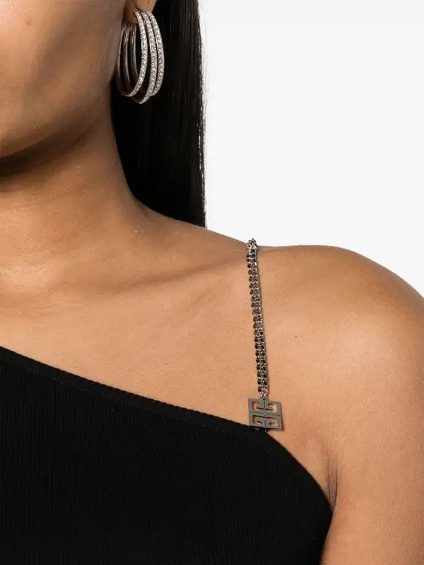 Givenchy 4g-plaque Ribbed-knit Tank Top