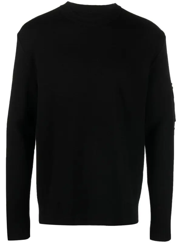 Givenchy Pocket-appliqué Wool Jumper