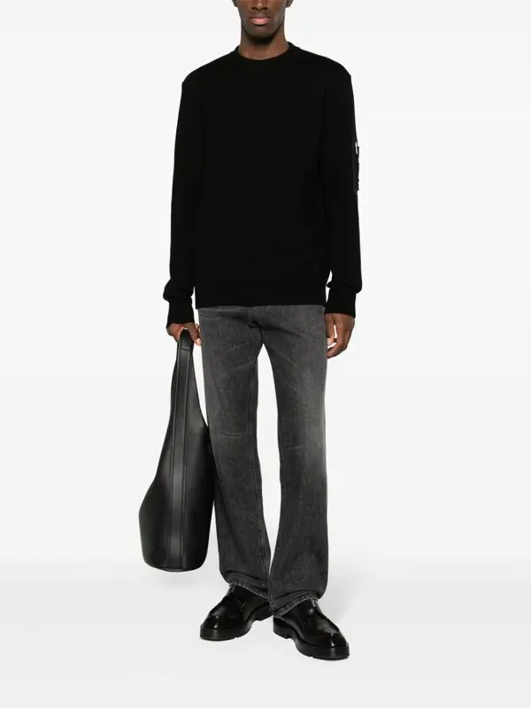Givenchy Pocket-appliqué Wool Jumper