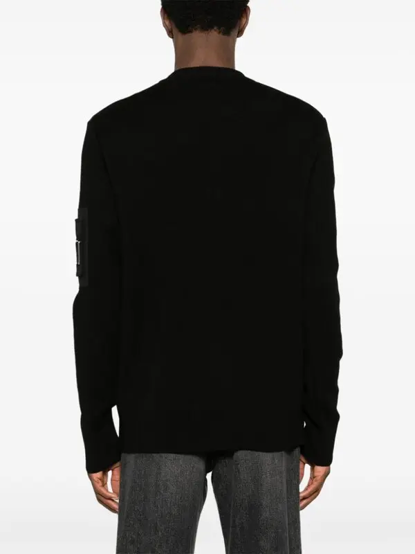 Givenchy Pocket-appliqué Wool Jumper