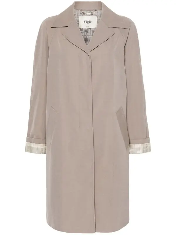 Fendi Ff-motif Trench Coat