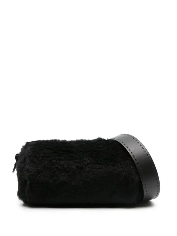 Max Mara Teddy Roll Camel Hair Shoulder Bag