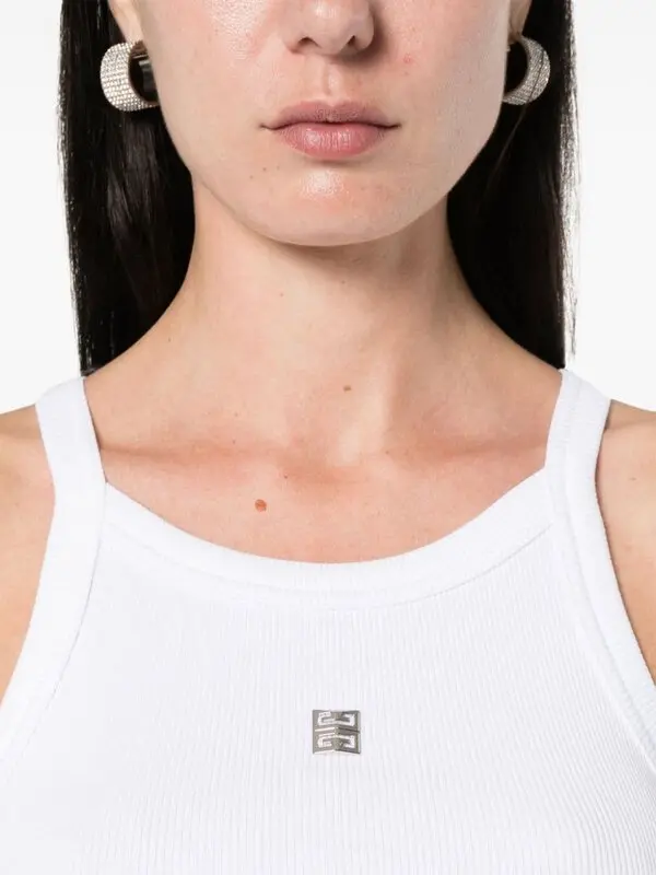 Givenchy 4g Cropped Tank Top