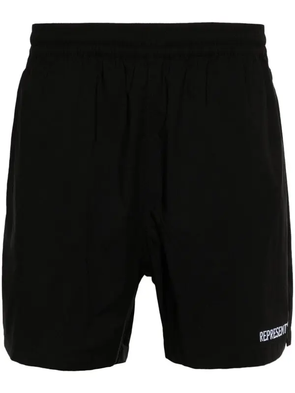 REPRESENT Embroidered-logo Track Shorts