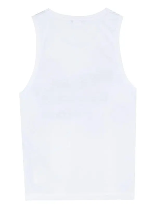 Comme Des Garçons Lips-print Scoop-neck Tank Top