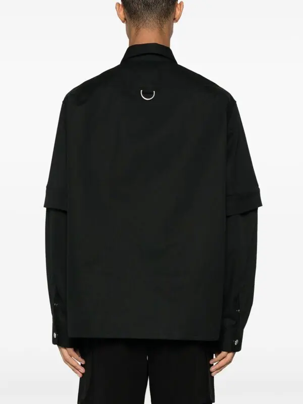 Givenchy Zip-up Cotton Shirt