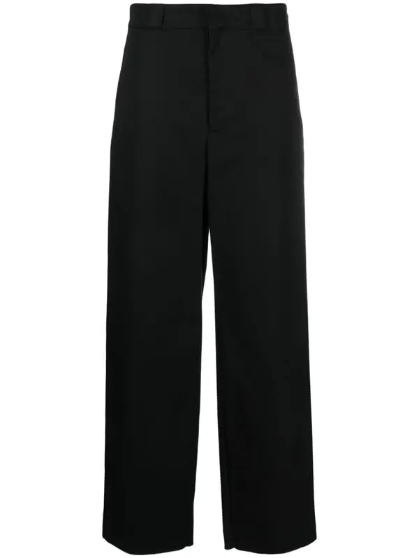 Givenchy Cotton Trousers With Logo Patch