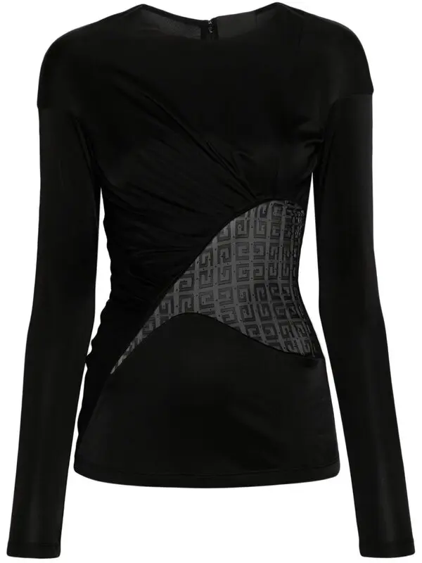 Givenchy Lace Panelled Top